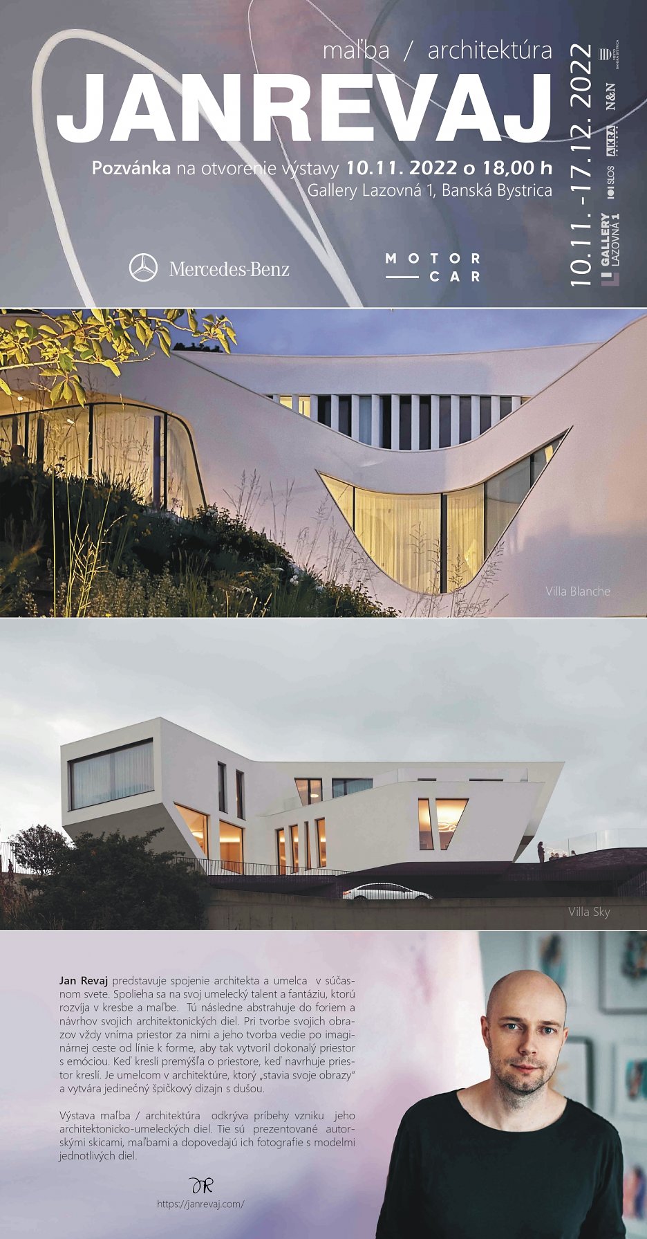 Výstava architekta: JANREVAJ - maľba / architektúra | Archinfo.sk