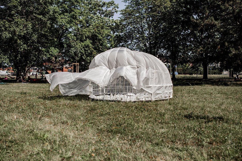 Pop-up pavilón Urban Veil | Archinfo.sk