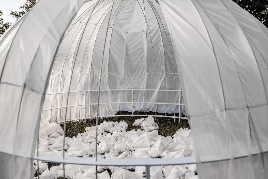 Pop-up pavilón Urban Veil | Archinfo.sk
