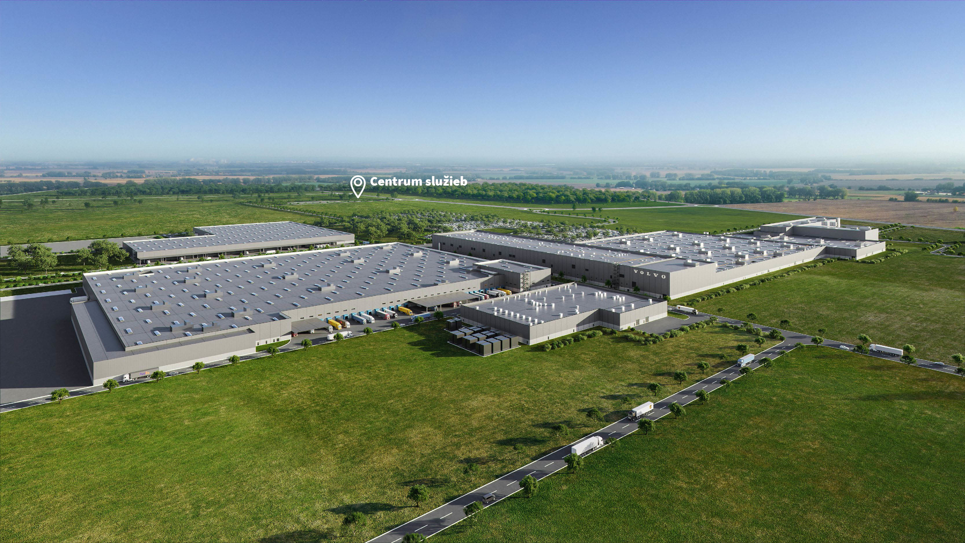 Centrum verejných služieb / Priemyselný park Valaliky | Archinfo.sk