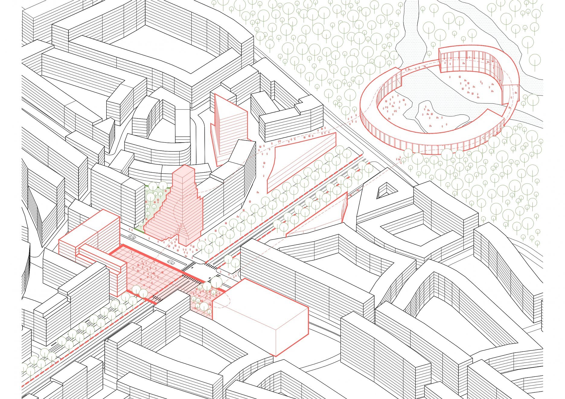 Ateliér Chybik + Kristof predstavil víťazný návrh polyfunkčného objektu ...