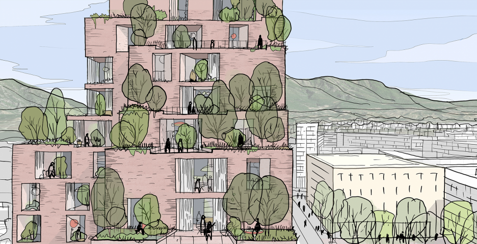 Ateliér Chybik + Kristof predstavil víťazný návrh polyfunkčného objektu ...