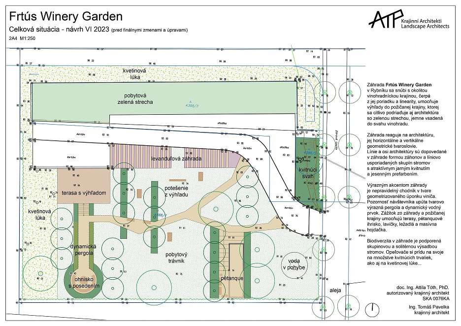 Frtús Winery Garden | Archinfo.sk