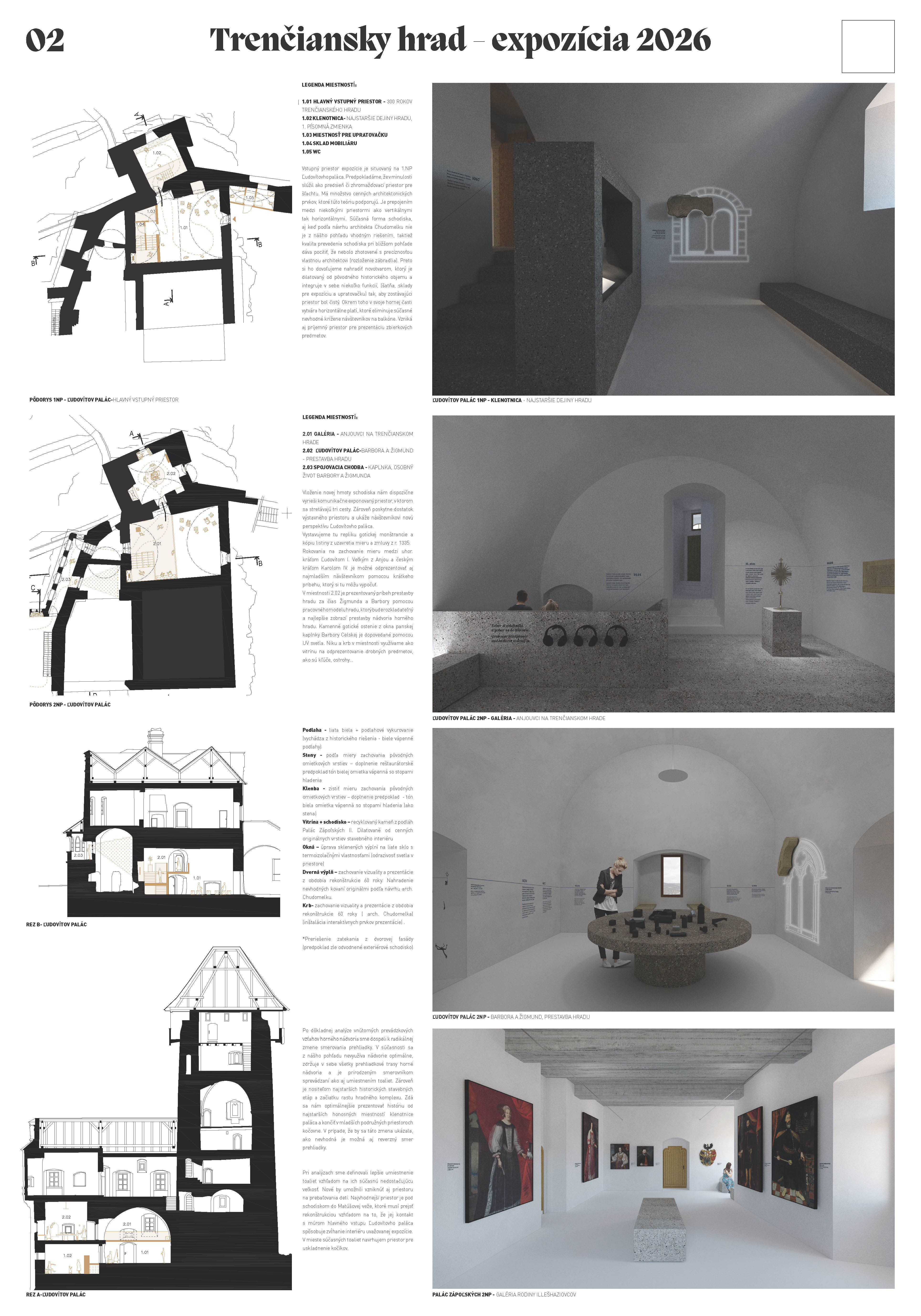 Trenčiansky hrad - expozícia 2026 - výsledky súťaže | Archinfo.sk