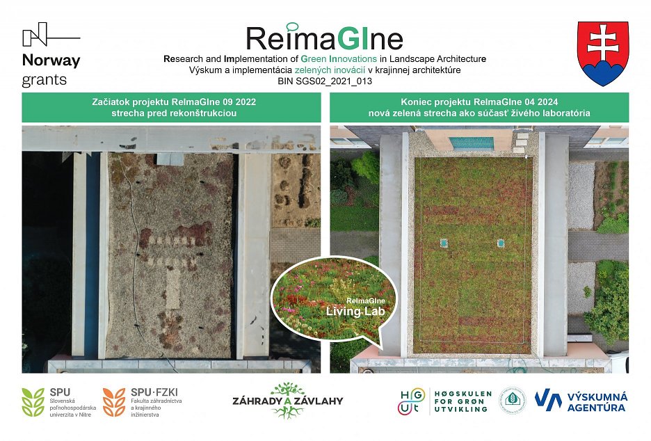 Zelená strecha na Ústave krajinnej architektúry v Nitre | Archinfo.sk