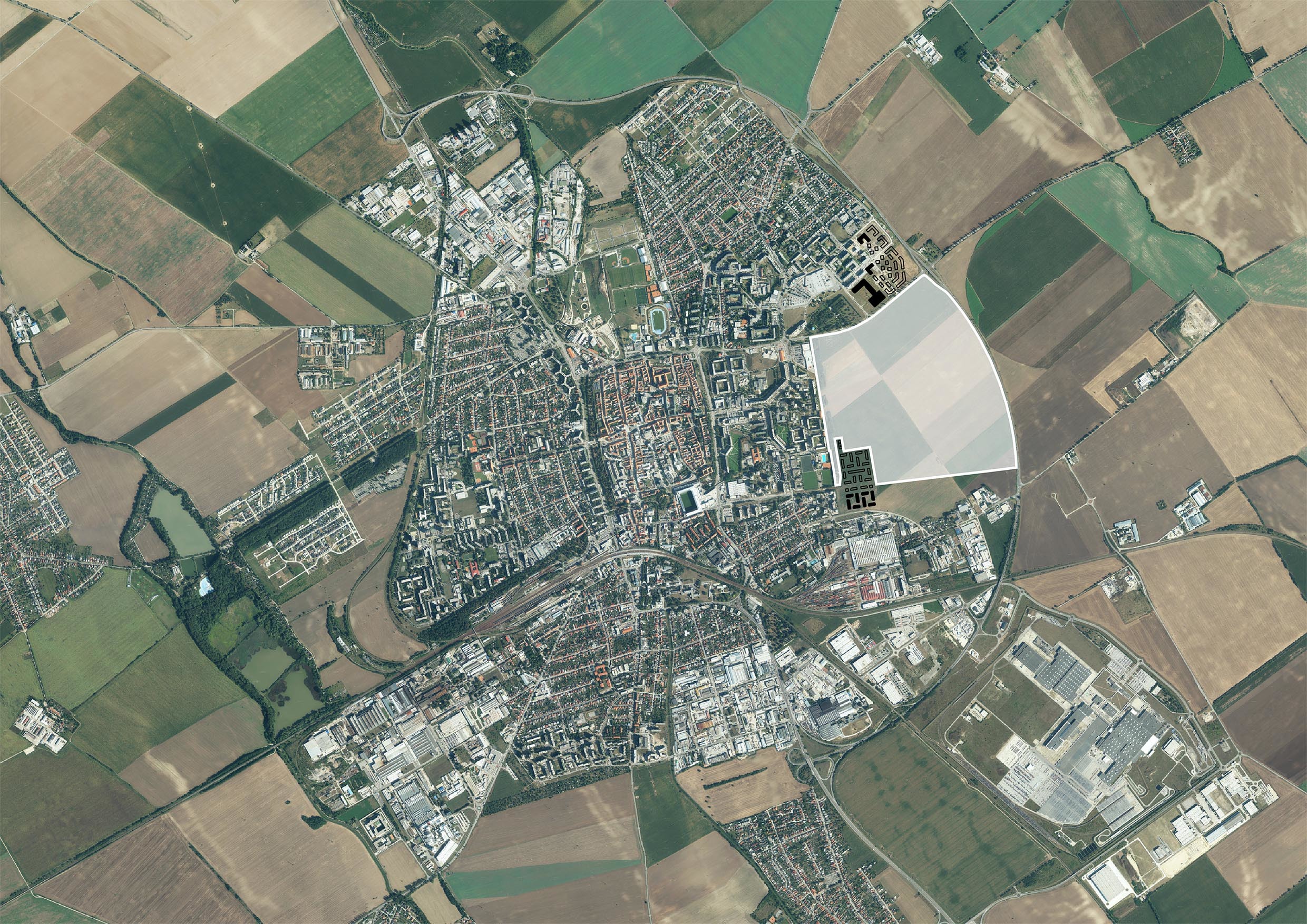 Súťaž: Urbanistický návrh Trnava - Štvrť | Archinfo.sk