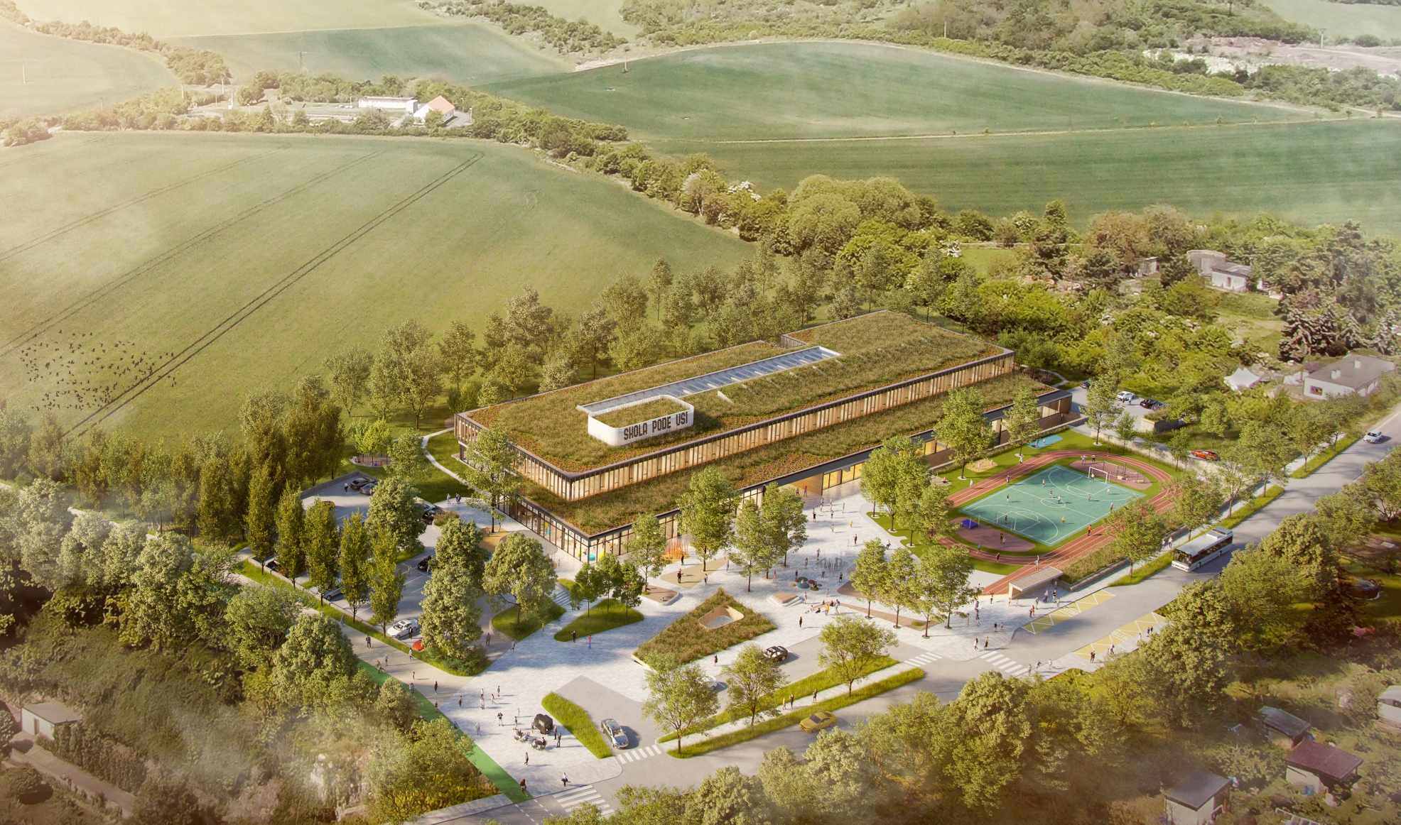 Pode Vsí – architektonicko-urbanistický návrh riešenia novostavby školy ...