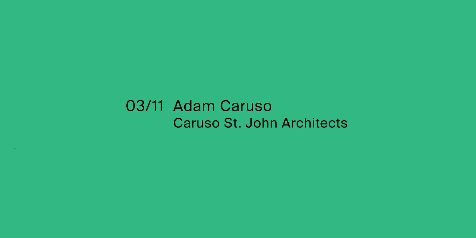 Reflexie architektúry 2025 / UK: Adam Caruso (Caruso St. John ...