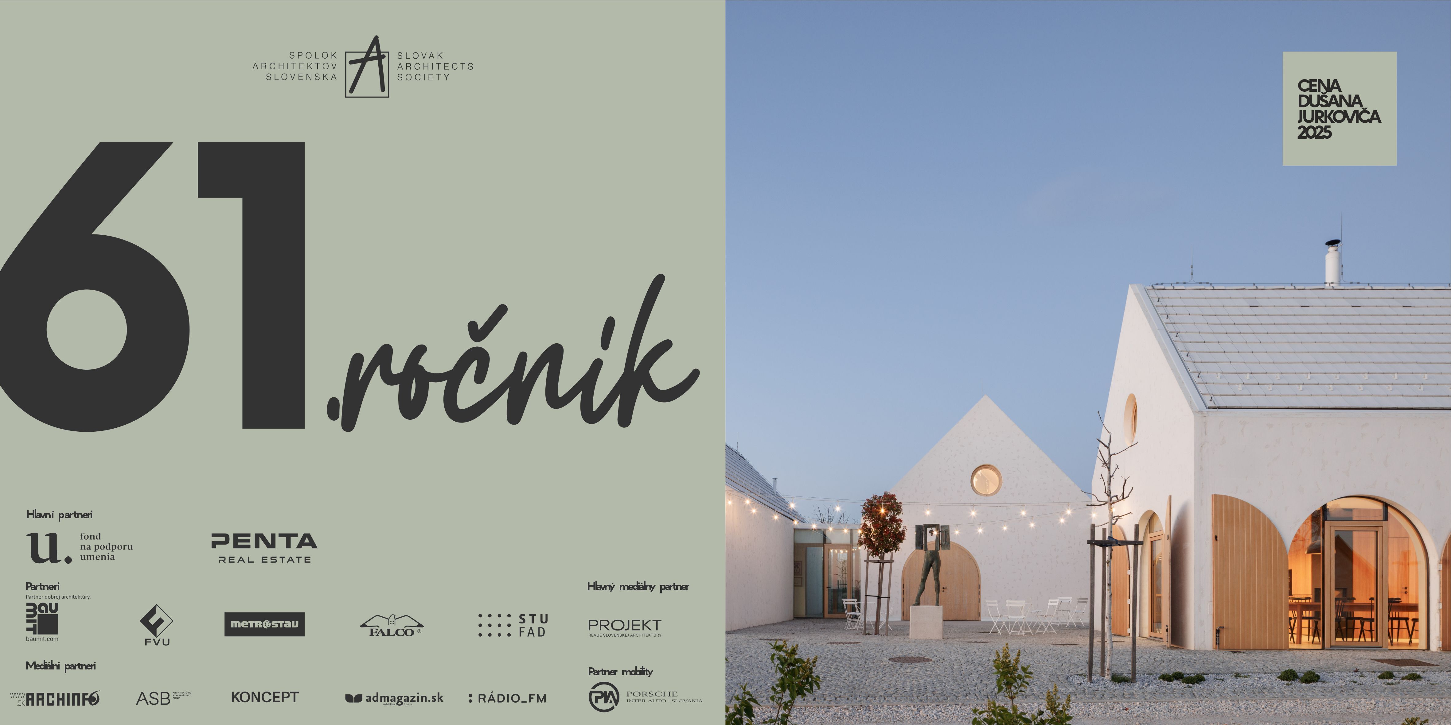 Videoprezentácia diel finalistov Ceny Dušana Jurkoviča 2025 | Archinfo.sk