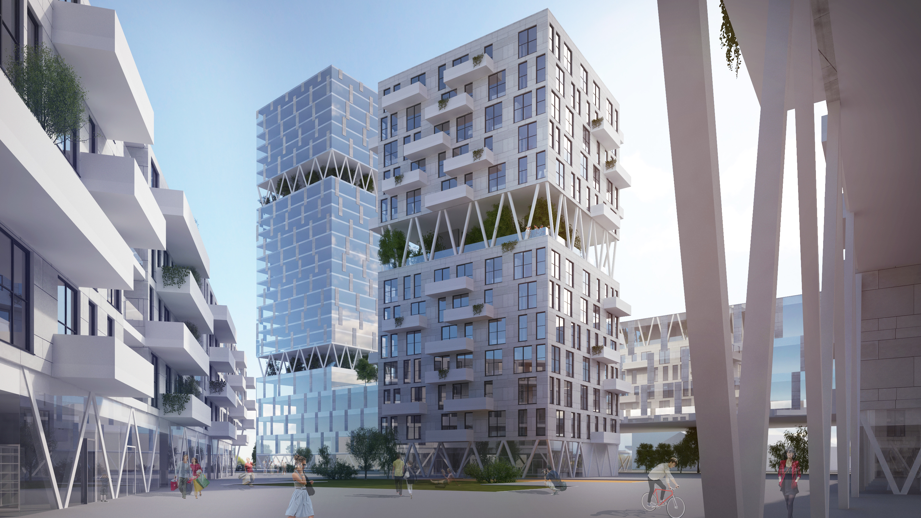 Polyfunkčná budova Cvernovka v Bratislave - diplomová práca | Archinfo.sk